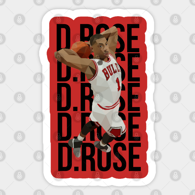 Derrick Rose - D ROSE - Nba - Sticker | TeePublic