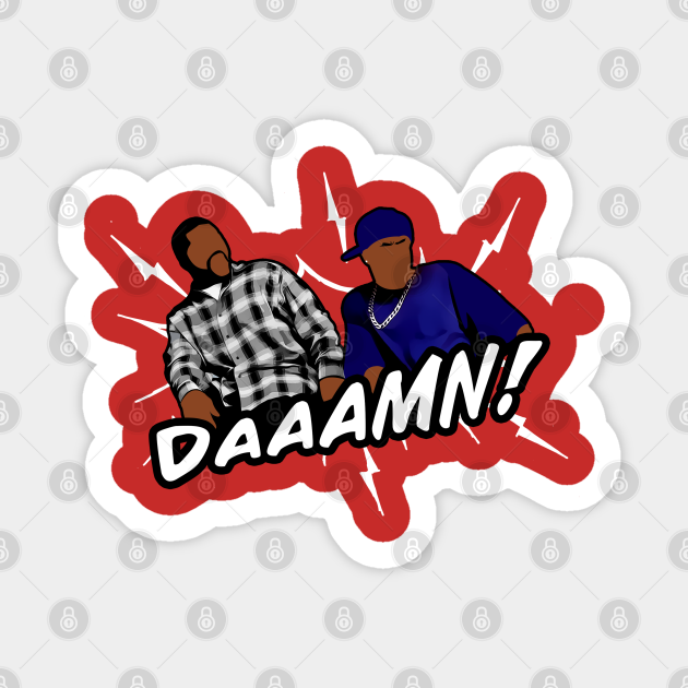 Friday - Damn - Sticker | TeePublic