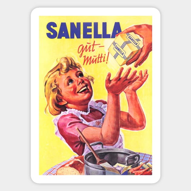 SANELLA Butter Gut Mutti! Cake Baking Vintage German Advertisement ...