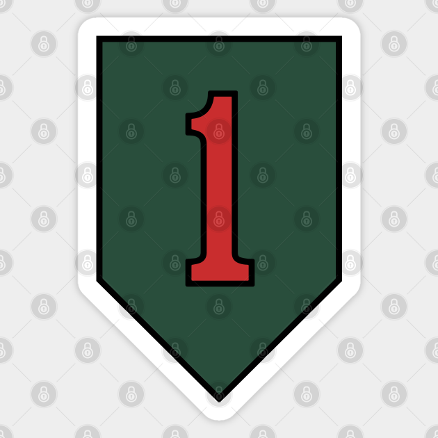 "The Big Red One" 1st Infantry Division Insignia - Big Red One ...