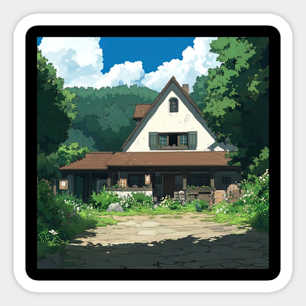 Inn | Anime style - Inn - Sticker | TeePublic