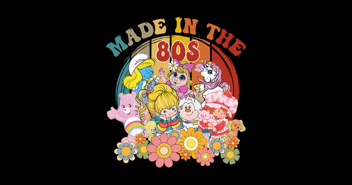 Cartoon Friends Nostalgia Friends 80's Cartoon Characters Rainbow Ca!re ...