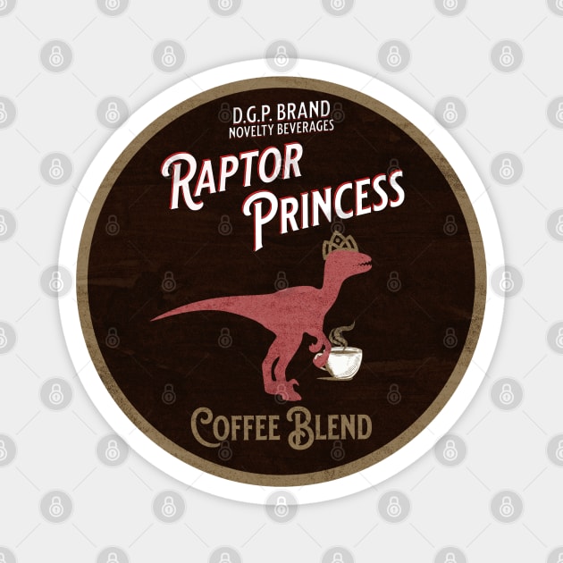 Raptor Princess Coffee Blend Vintage Badge Logo - Philosophy Feud ...