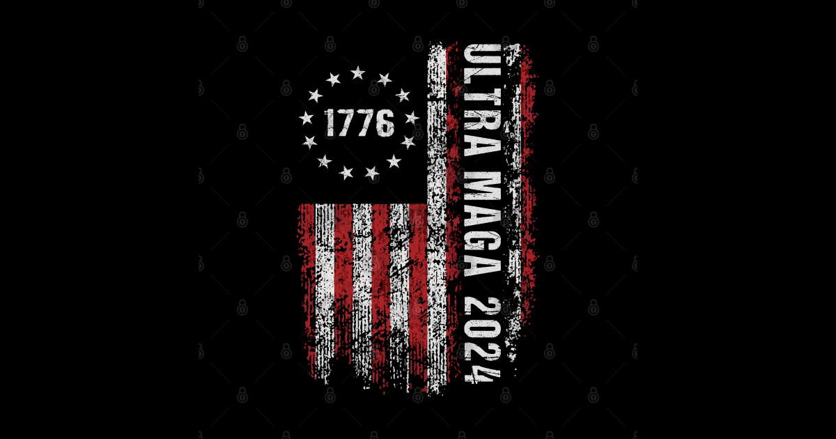 Ultra Maga 2024, Guns, and Trump Funny - Ultra Maga - Sticker | TeePublic