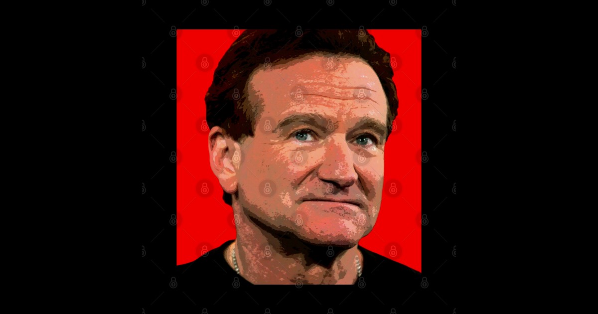 robin williams - Robin Williams - Sticker | TeePublic