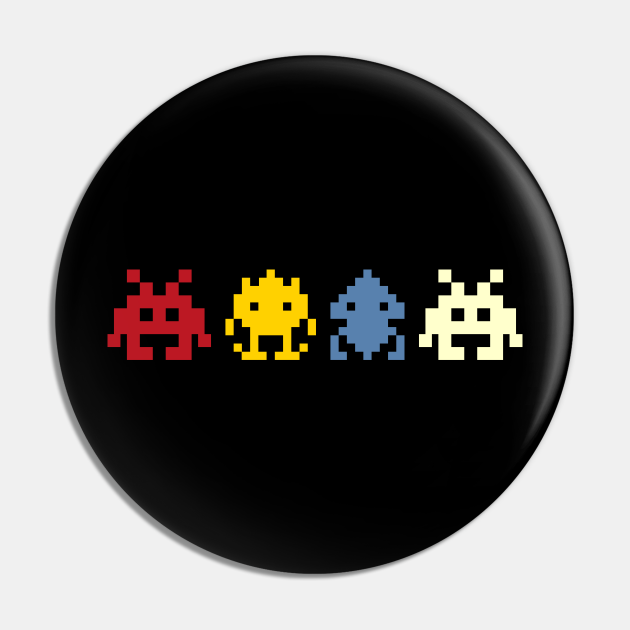 arcade 8 bit legends, space invader aliens - Space Invaders - Pin ...