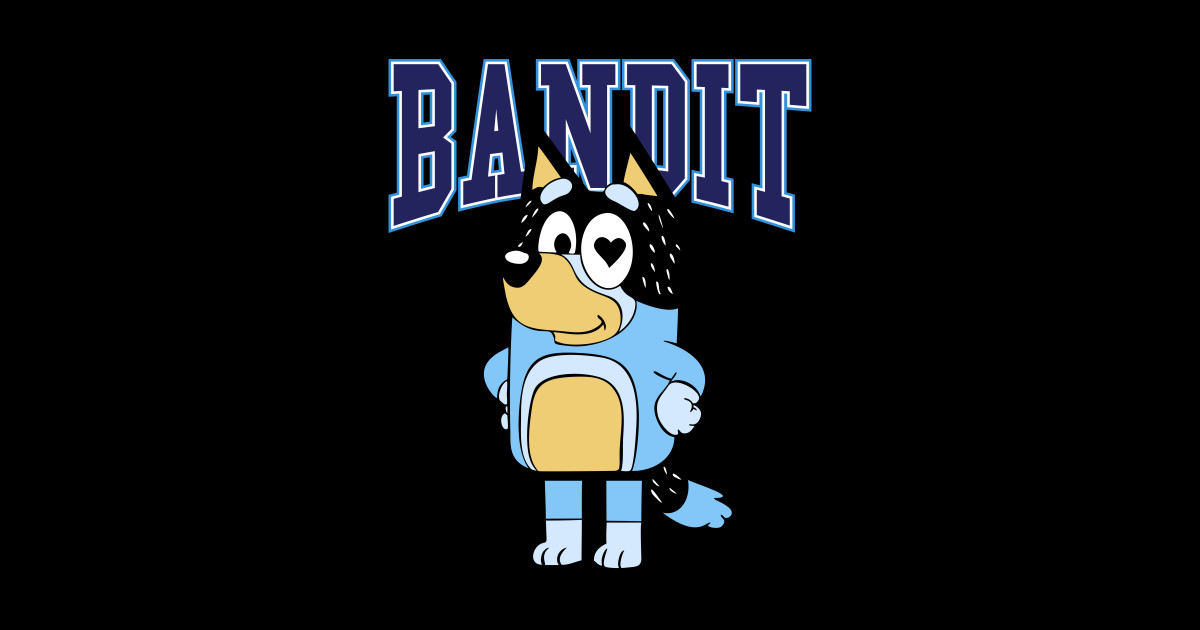 Bluey Bandit - Bluey Dad - Sticker | TeePublic