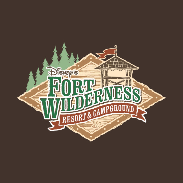 Fort Wilderness Resort Logo - Walt Disney World - T-Shirt | TeePublic