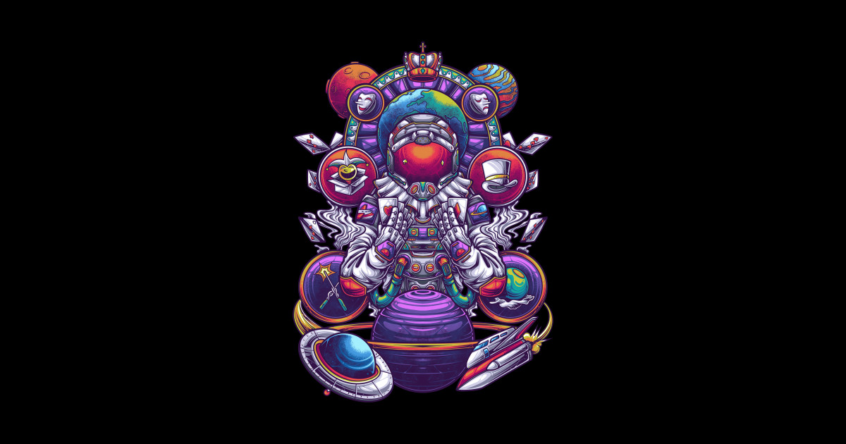 ASTRO CLOWN - Astronaut - Sticker | TeePublic