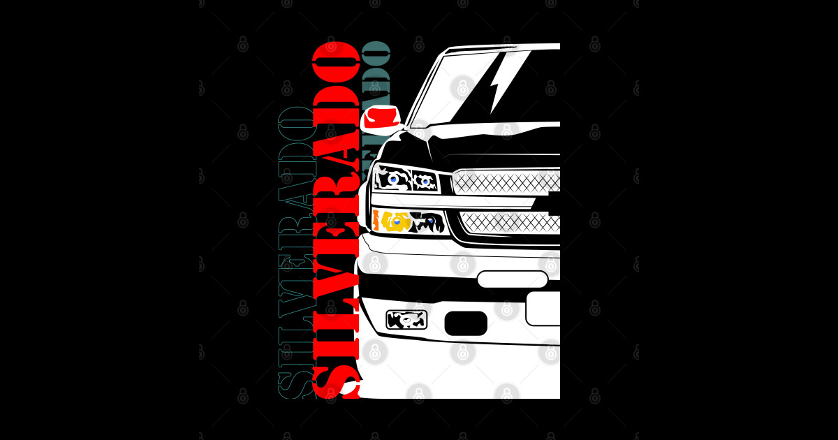 Chevrolet Chevy Silverado 2005 - Chevrolet Silverado - Sticker | TeePublic