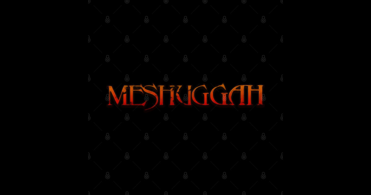 Meshuggah Band Logo #253 - Meshuggah Band Logo - Sticker | TeePublic