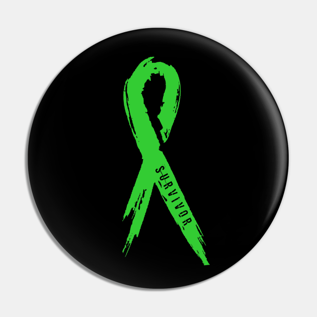 TBI Green Survivor Ribbon Shirt - Brain Injury Awareness - Pin | TeePublic