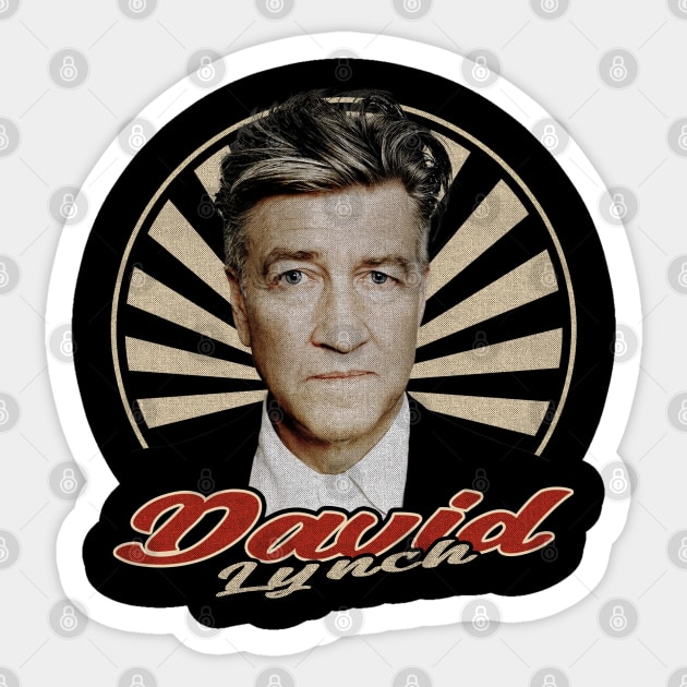 Vintage 80s David Lynch - David Lynch - Sticker | TeePublic