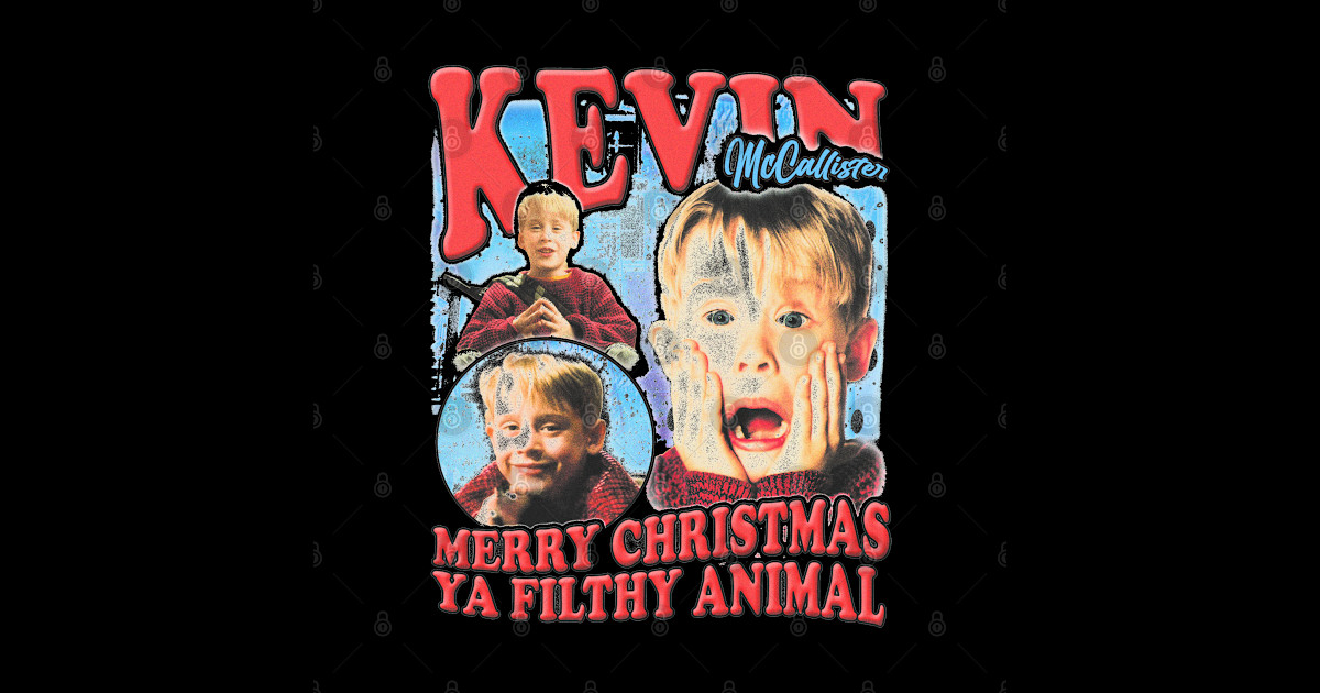 Kevin McCallister Merry Christmas - Kevin Mccallister - Pin | TeePublic
