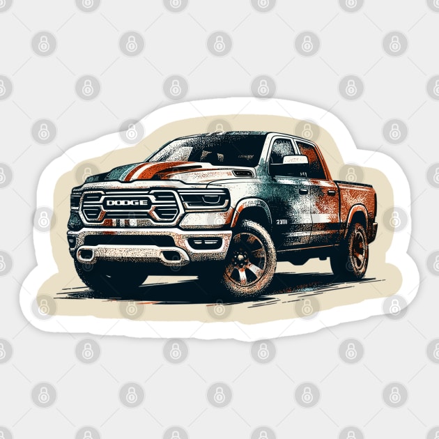 Dodge Ram 1500 - Dodge - Sticker | TeePublic