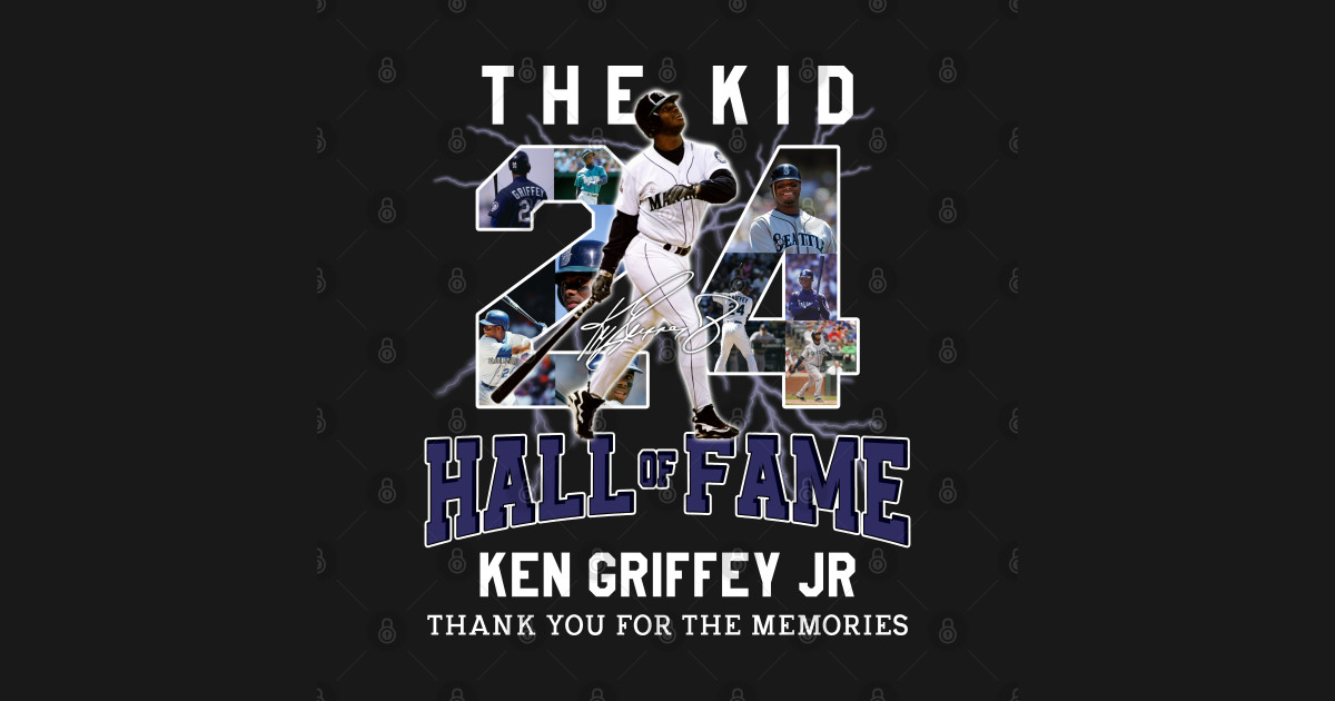 Ken Griffey Jr The Kid Basketball Legend Signature Vintage Retro 80s ...