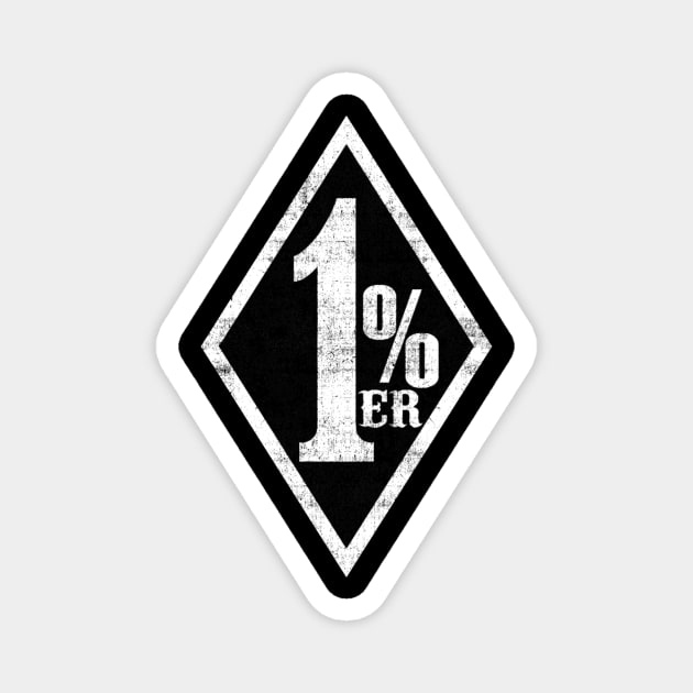 1 PERCENTER - 1 Percenter - Magnet | TeePublic