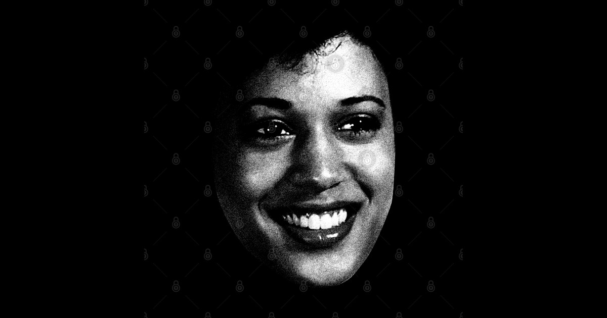 Young Kamala Harris - Big Face Retro - Kamala Harris - Posters and Art ...
