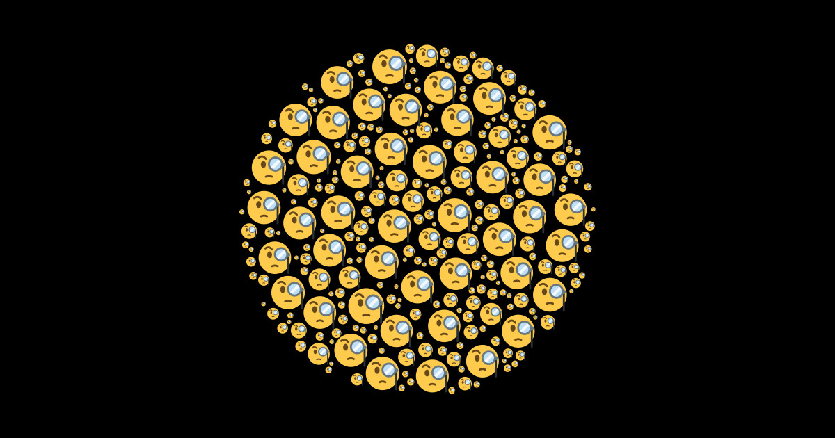 Monocle Face - Monocle - Sticker | TeePublic