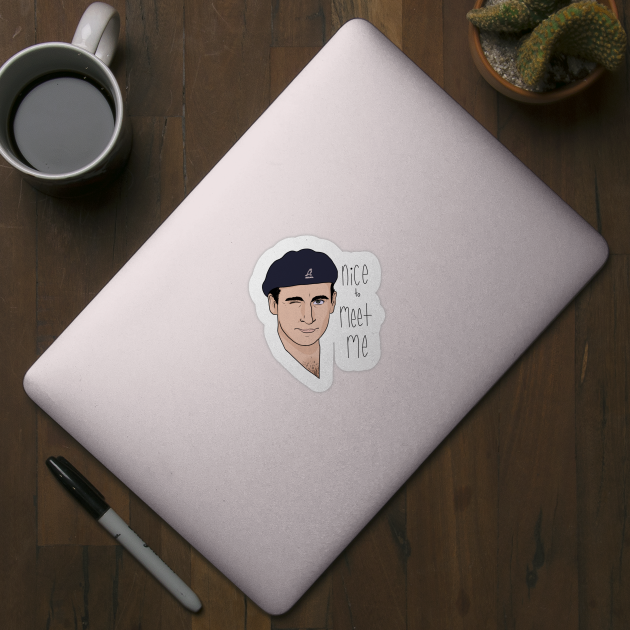 Date Mike; nice to meet me - The Office - Sticker | TeePublic