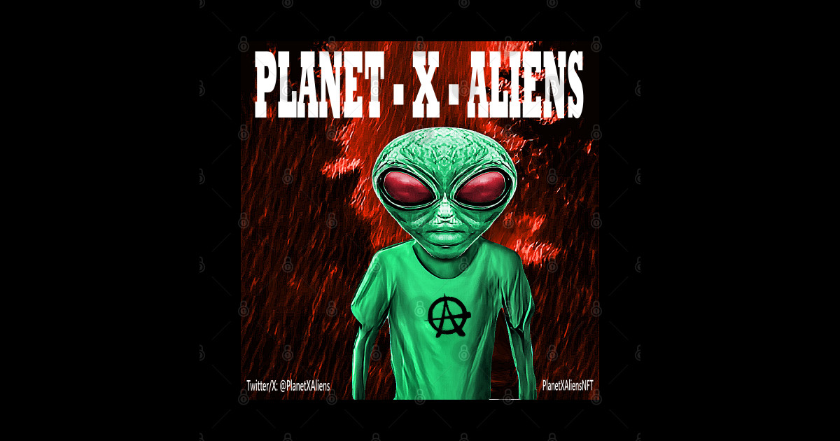 Alien CyberPunk Planet X - Aliens Cyber Punk - Sticker | TeePublic