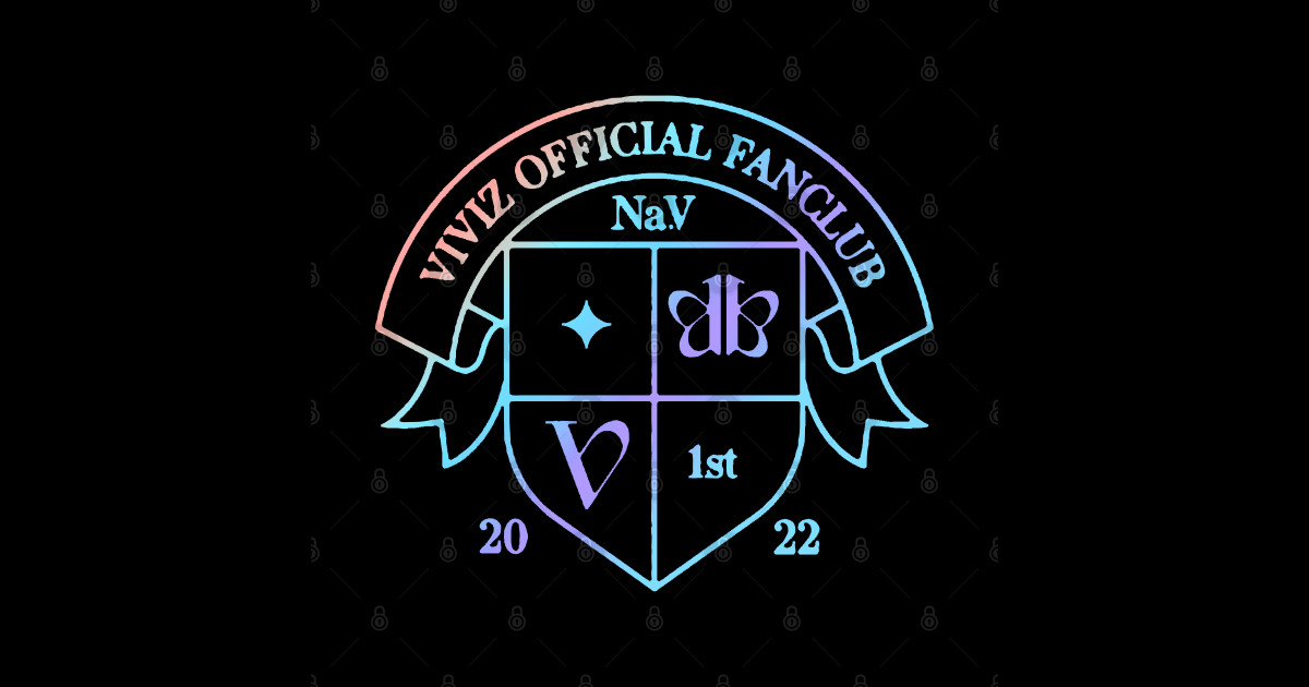 VIVIZ official fanclub badge (rainbow) - Kpop - Sticker | TeePublic
