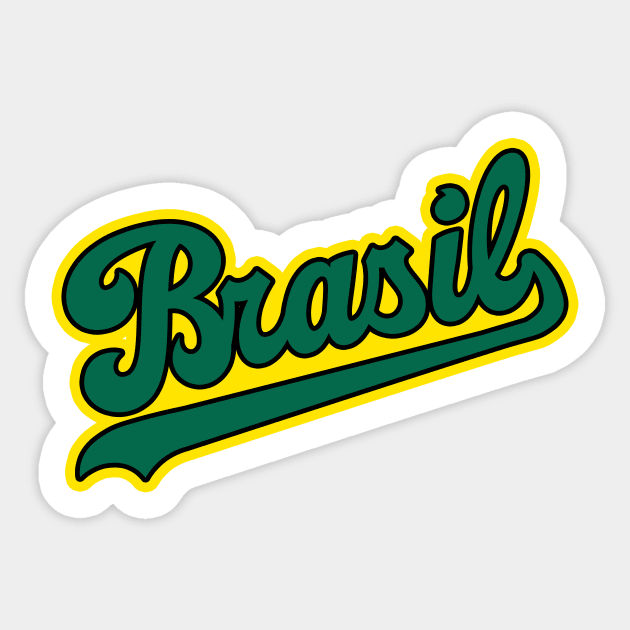 Brasil - Go Brazil - Sticker | TeePublic