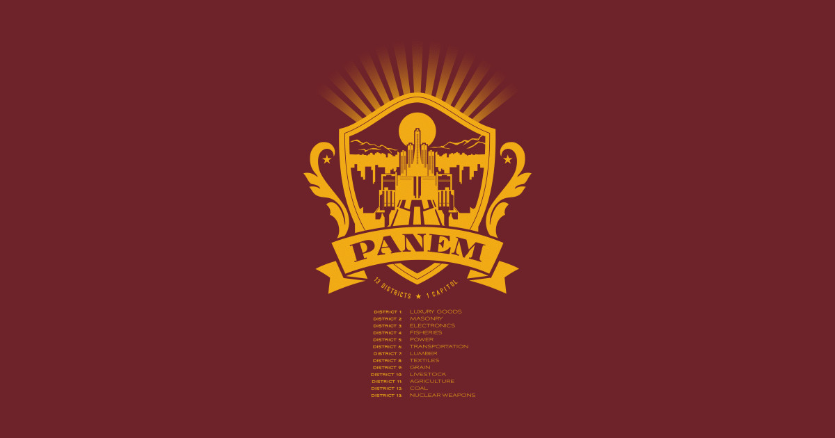 Panem - The Hunger Games - T-Shirt | TeePublic