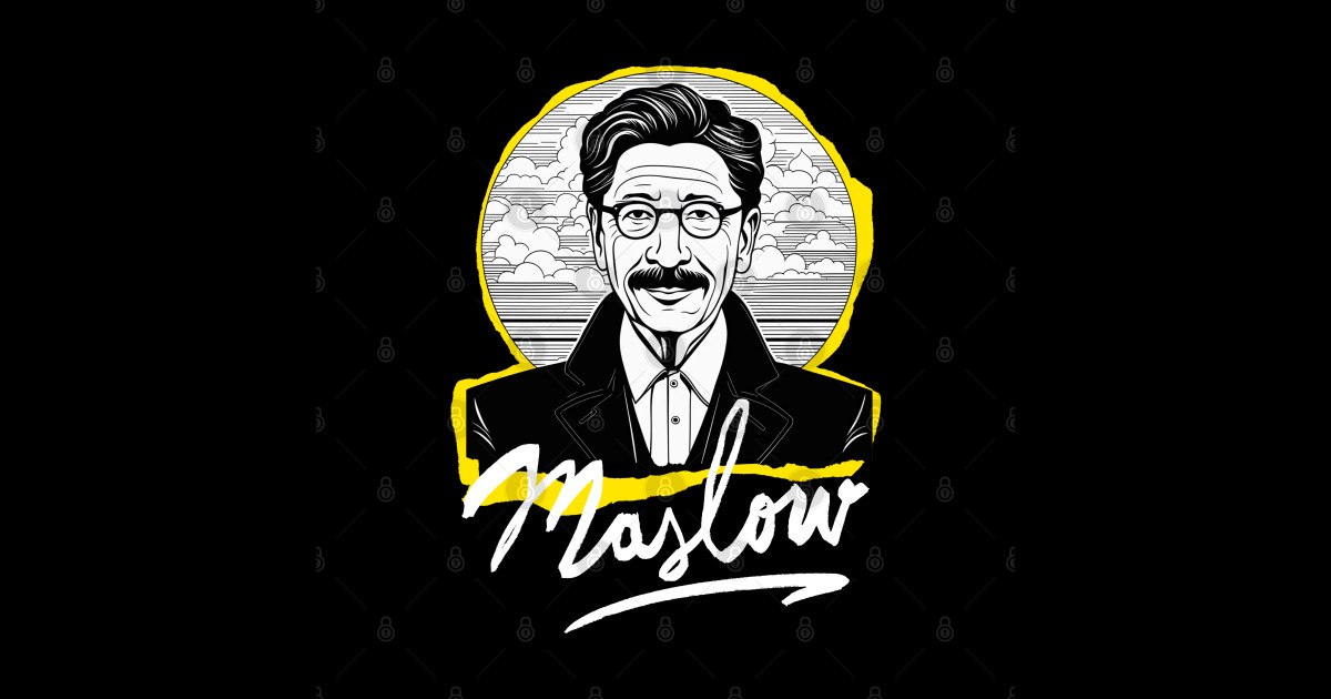 ABRAHAM MASLOW - Maslow - Sticker | TeePublic