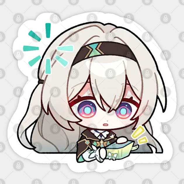 Honkai Star Rail Chibi Firefly 3 - Honkai Star Rail - Sticker | TeePublic