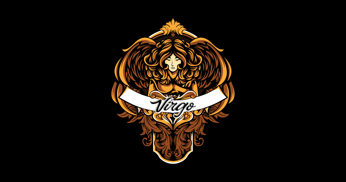 Zodiac VIRGO Frame Series - Zodiac Virgo Frame Series - Sticker | TeePublic
