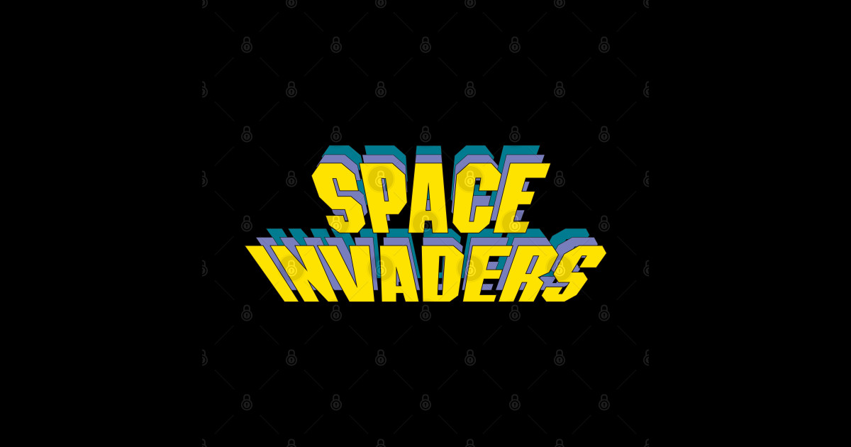 Space Invaders - Video Game - Sticker | TeePublic
