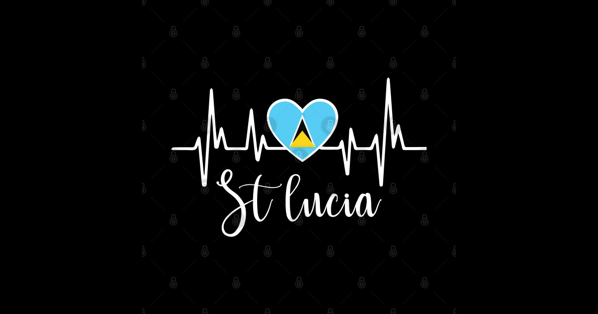 st lucia - St Lucia - Sticker | TeePublic