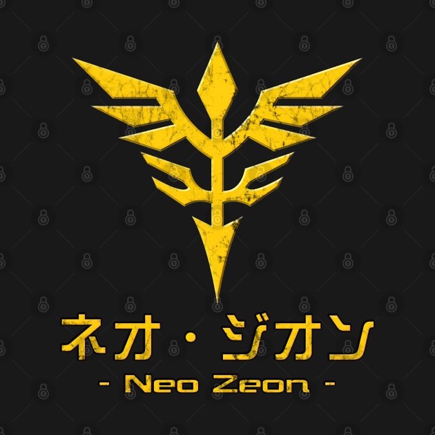 Neo Zeon Gundam Sign - Mecha - T-Shirt | TeePublic