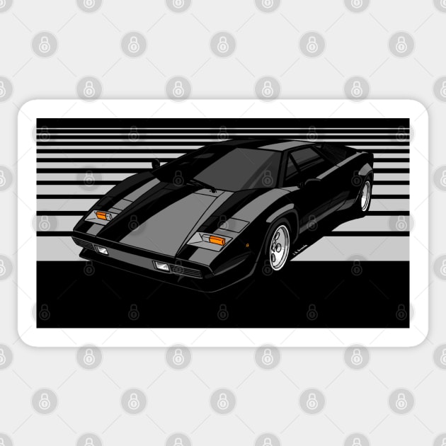 The amazing supercar drawing for dark backgrounds - Lamborghini ...