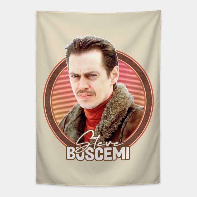 Steve Buscemi // Retro Style Fan Art Design - Steve Buscemi - Tapestry ...