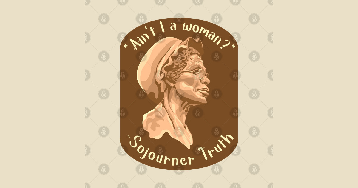 Sojourner Truth Portrait and Quote - Sojourner Truth - T-Shirt | TeePublic