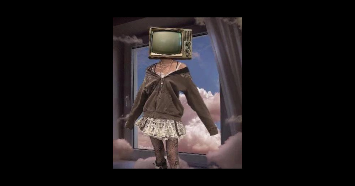 Weirdcore Girl Outfit - Weirdcore - Sticker | TeePublic