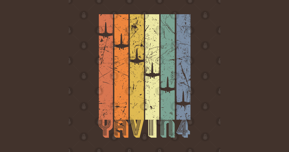 Yavin IV Vintage - Star Wars - T-Shirt | TeePublic