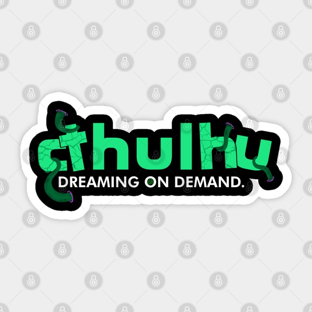 Cthulhu: Dreaming on Demand - Cthulhu - Sticker | TeePublic