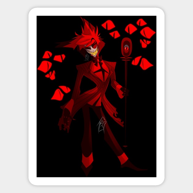 Alastor - Hazbin Hotel - Sticker | TeePublic
