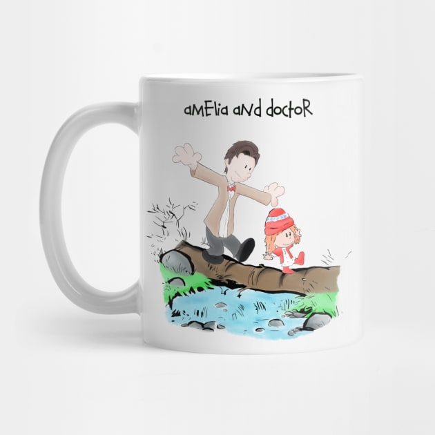 Amelia & Doctor - Doctor Who - Mug | TeePublic