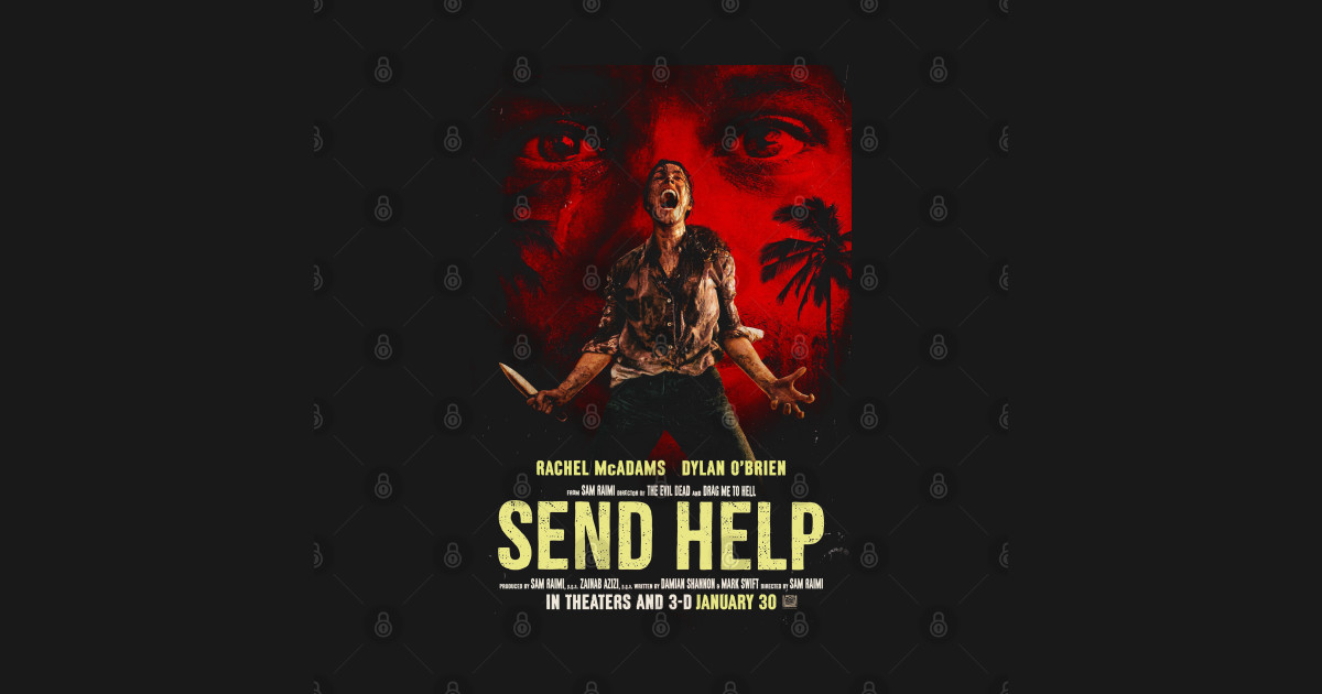 Send Help movie poster - Send Help - T-Shirt | TeePublic
