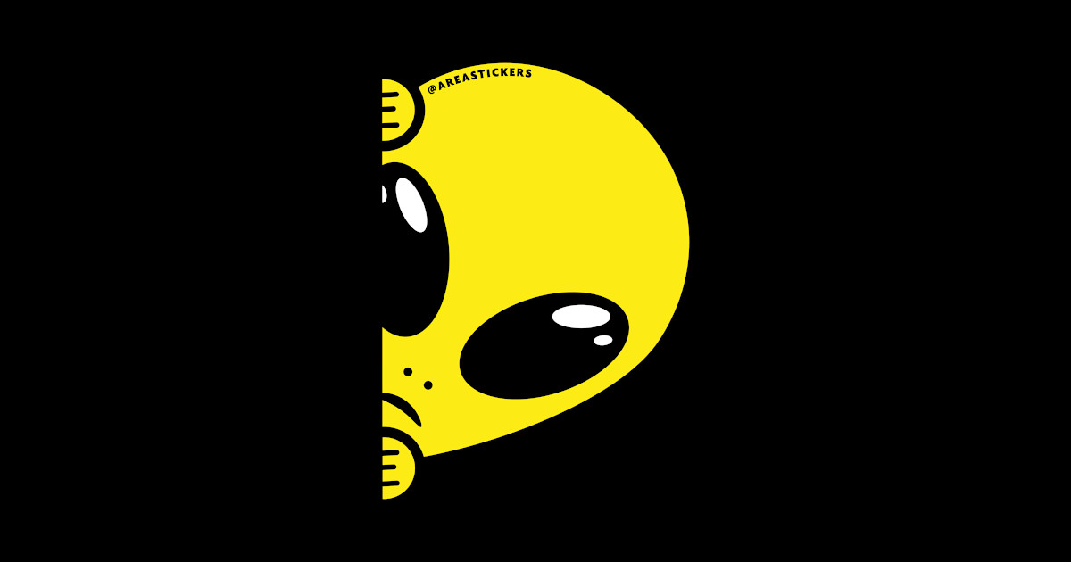 Alien Life - Aliens Yellow peeking out - Aliens Yellow Peeking Out ...