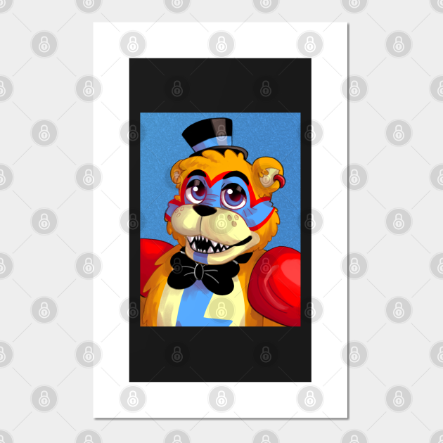Freddy Fazbear Rockstar Row Poster - Fnaf - Posters and Art Prints ...