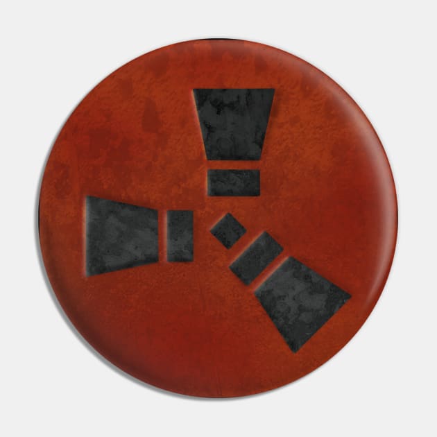 Rust Game - Rust - Pin | TeePublic