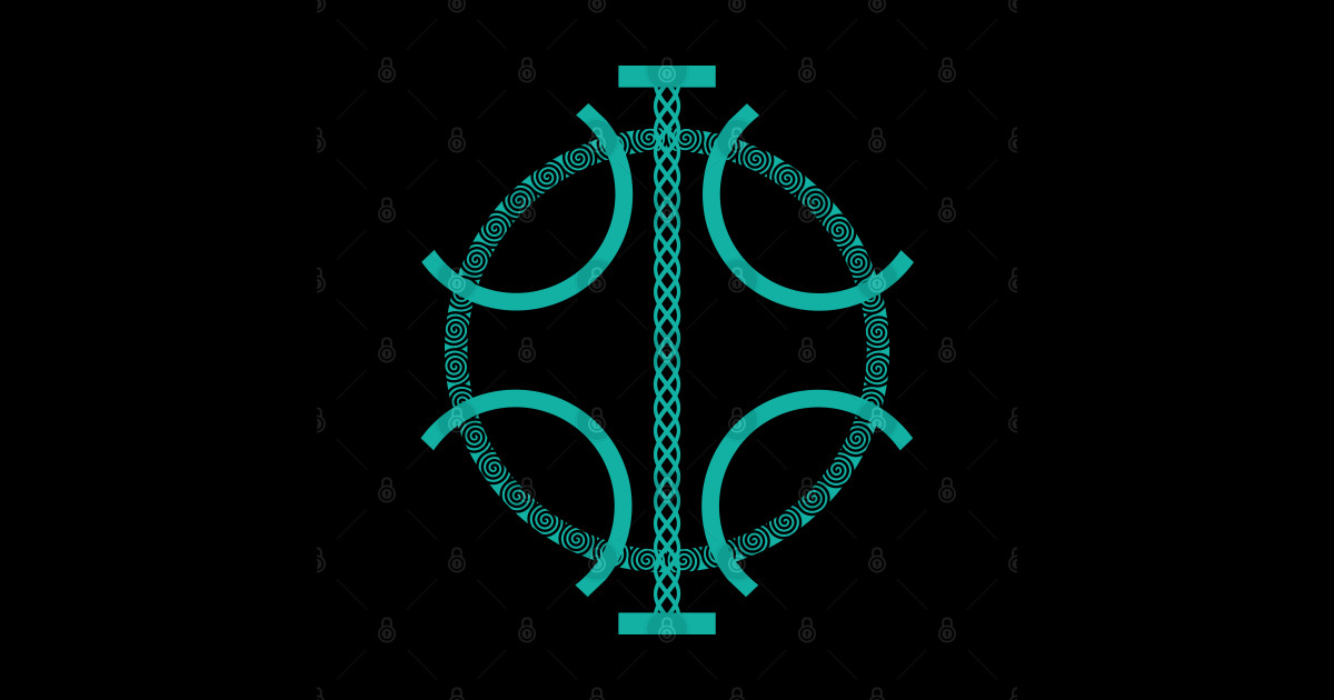 Danobus Icelandic Magical Stave - Danobus - Sticker | TeePublic