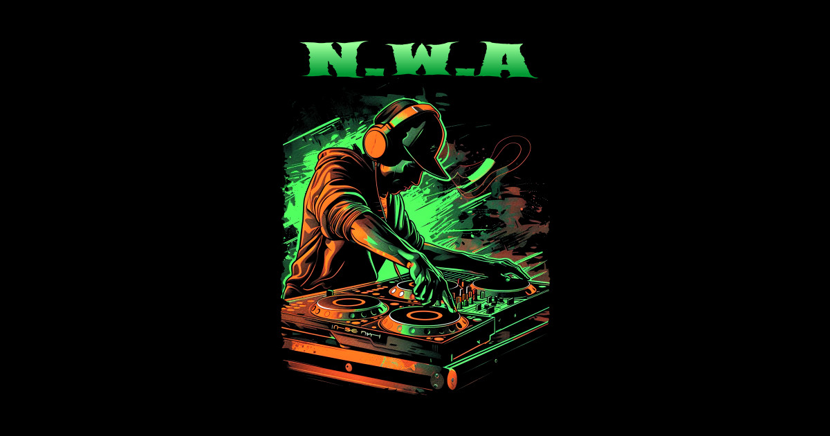 N.W.A FAN ART - Nwa Fan Art - Sticker | TeePublic