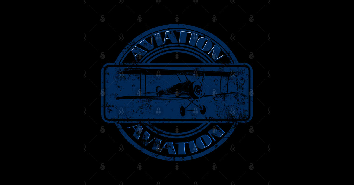 Vintage Aviation Badge - Aviation - Sticker | TeePublic
