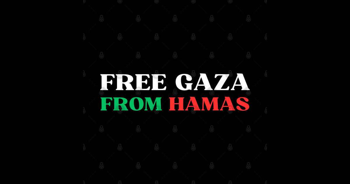 Free Gaza From Hamas - Free Gaza - Sticker | TeePublic